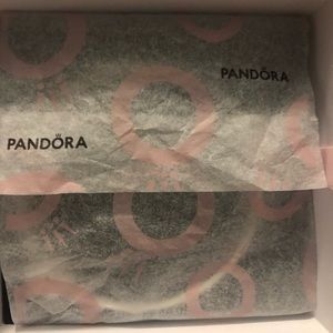 Pandora | Jewelry | Pandora Snowflake Clasp Bangle Bracelet | Poshmark